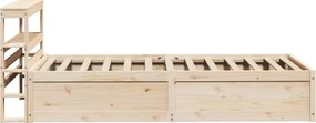 Rám postele s čelem 90 x 190 cm masivní borovice 3306363