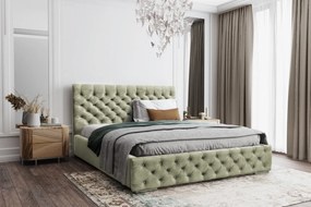 Postel MODEL 02 140x200 světlezelená - MAGIC VELVET 2243