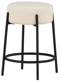 Barová židle Tucson, bílá, 50x60