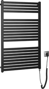 Aqualine - Topné těleso Tondi-E 60x97 cm, 400 W, matná černá DE466T