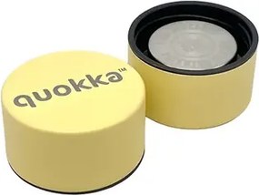 Quokka Solid světle žlutá / Nerezová termoláhev / 510 ml / dvouplášťov