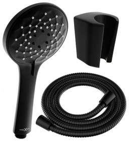 Mexen příslušenství - 1-bodový ruční sprchový set R-74, černá, 785746052-70