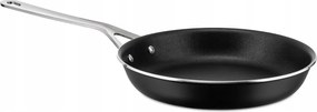 Alessi Pots & Pans Pánev 28 cm s nepřilnavým povrchem černá