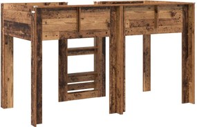 Patrová postel pro děti Staré dřevo 75 x 190 cm 3410473
