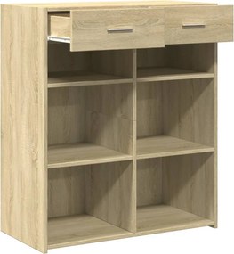 Příborník dub sonoma 80 x 42,5 x 93 cm kompozitní dřevo 3281478
