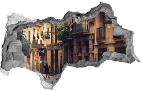 Wallmuralia Fototapeta díra na zeď 3D Ulice Barcelony 95x73 cm