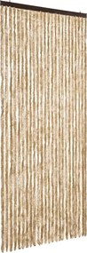 vidaXL Závěs proti hmyzu 100 x 200 cm žinylka [377336] Barva: Světle šedá a bílá