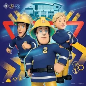 Ravensburger Požárník Sam: Zavolej Sama v nouzi - 3x49 dílků / od 5 le