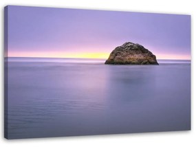 Obraz na plátně Sukně na moři Fialová - 100x70 cm