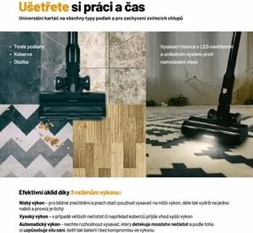 Lauben Stick Vacuum 2in1 Pet Plus 400BC černá / tyčový a ruční vysavač