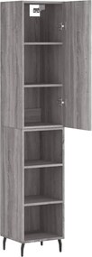 Skříň highboard šedá sonoma 34,5 x 34 x 180 cm kompozitní dřevo 3198999