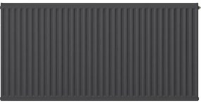 Mexen, Panelový radiátor Mexen CV21 500 x 1400 mm, spodní připojení, 1551 W, antracit - W621-050-140-66