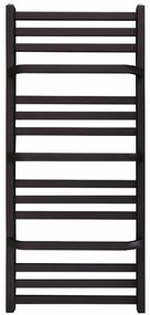 Regnis LOX DUO, topné těleso 530x1800mm, 765W, černá matná, LOXDUO1810/540/D50/BLACK