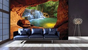 Fototapeta - Pohled na vodopád (152,5x104 cm)