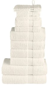 12dílná sada ručníků Premium SOLUND krémová 600 g/m² 137584