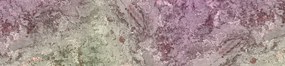 DIMEX | Fototapeta do kuchyně Textura staré betonové zdi KI-260-261 | 260 x 60 cm | šedá, fialová