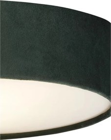 Searchlight 23298-3GR Stropní sametový lustr VELVET ZELENÝ, průměr 50cm