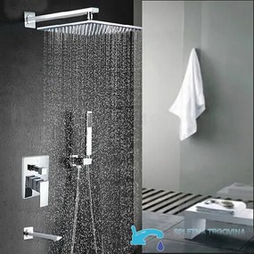 Podomítkový sprchový panel EYN PT04042 s LED osvětlením ve více barevných provedeních — Pevný — 30 cm