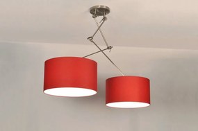 Závěsné designové svítidlo nad stůl Snap Duo Red