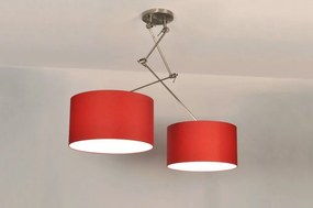 Závěsné designové svítidlo Snap Duo Red