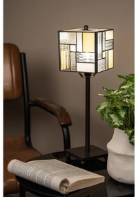 Stolní lampa Tiffany Paula – 13x13x18 cm