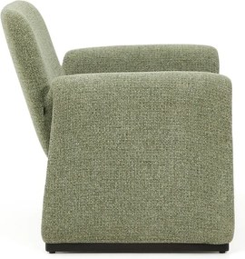 Zelené žinylkové křeslo Melvia – Kave Home