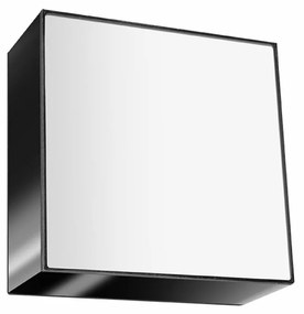 Stropní svítidlo Horus, 1x černé plastové stínítko, (bílý plast), (25 cm)