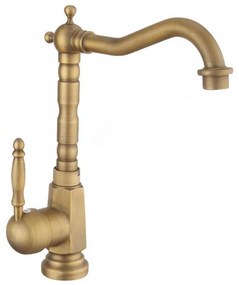 REA-B2150 - Umyvadlová baterie BONA 28,5 cm broušená zlatá REA-B2150