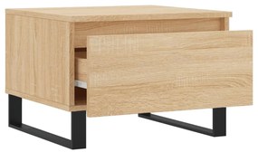 Konferenční stolky 2 ks dub sonoma 50x46x35 cm kompozitní dřevo - Default Title