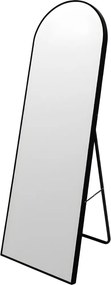 Velké stojací zrcadlo FRAM černé, 150 x 50 cm
