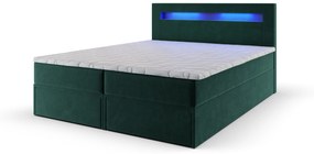 MSL Kontinentální čalouněná postel LINDOS (180 x 200 cm) Barva látky: MONOLITH 37