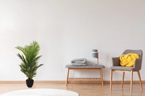 Umělá palma, 94 cm, zelená barva, v květináči
