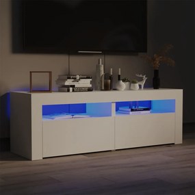 TV skříňka s LED osvětlením bílá 120 x 35 x 40 cm - Default Title