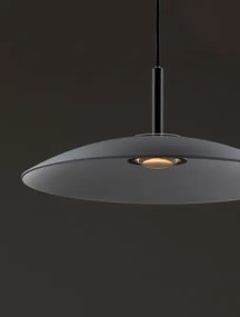 LED černo-kouřový designový lustr Polifemo 140