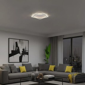Stropní LED svítidlo Cali Square, 1x LED 30w, 4000k, b