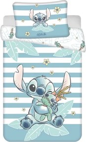 Jerry Fabrics Povlečení do postýlky Lilo and Stitch Tropical Hugs baby 100x135, 40x60 cm