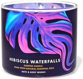Bath & Body Works HIBISCUS WATERFALLS vonná svíčka 411g