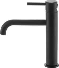 Gamma Roy, umyvadlová baterie h-220, černá matná, GMA-BRYU-BK