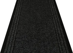 Koberce Breno Běhoun REKORD 866, šíře role 80 cm, Černá, Vícebarevné