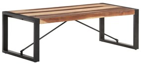 Konferenční stolek 120x60x40 cm masivní dřevo vzhled sheeshamu - Default Title