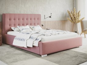 Velká manželská postel 200x200 cm Claudia Barva: Růžová - Jasmine 61