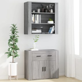Skříň highboard šedá sonoma kompozitní dřevo 3185381