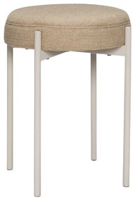 OnaDnes -20% Béžová čalouněná stolička Hübsch Silo 45 cm