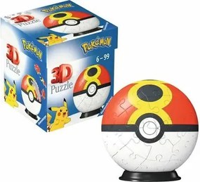 Ravensburger 3D Puzzle -Ball Pokémon: Repeat Ball/ 54 dílků / Pokémon