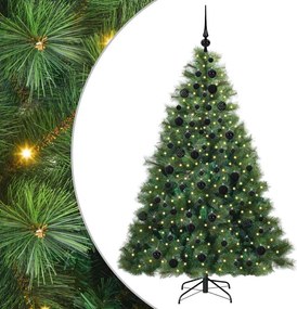 Umělý vánoční stromeček s stojanem Zelená 180 cm PE a PVC 3397784
