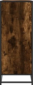 Botník kouřový dub 75 x 38 x 97,5 cm kompozitní dřevo a kov 3300872