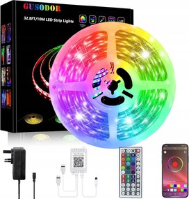 Led Pásek Gusodor Rgb Bluetooth Dálkový Ovladač Spousta Barev Časovač 10 Metrů