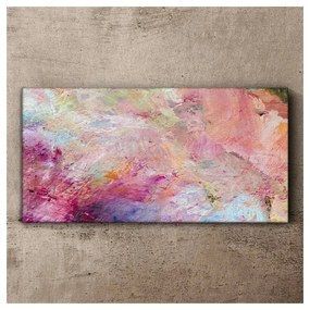 Obraz na plátně - Abstrakt růžový 100 x 50 cm