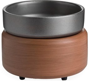 Candle Warmers™ Candle Warmers™ –  2v1 elektrická aromalampa a ohřívač svíček Pewter Walnut
