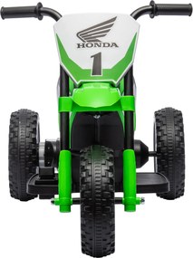 HOMCOM Dětská Elektrická Motorka s Hlavní a Zvukem Spuštění, Dětská Elektrická Motorka pro Děti 1.5-3 Roce Zelená